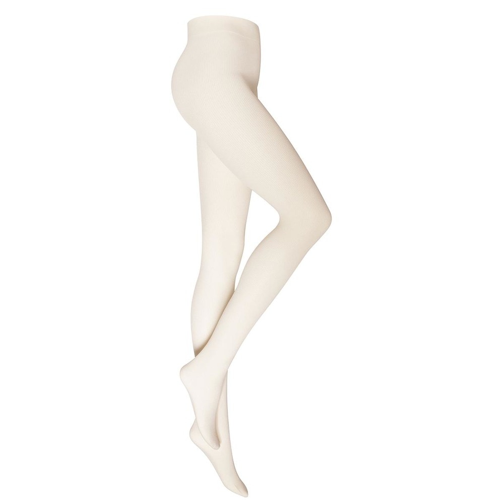 Panty en diseño de canalé opaco-mate Blanco Wolford · El Corte Inglés
