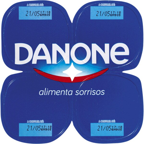 Comprar Iogurte Aroma a Morango Pack 4 embalagem 120 g · Danone Puro ...