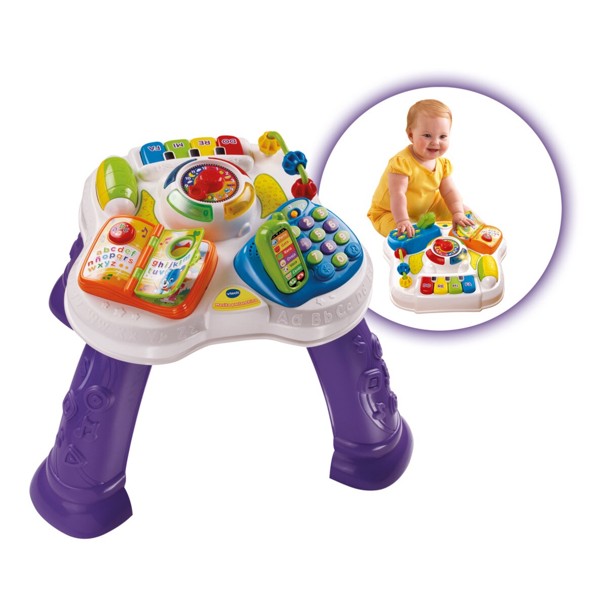Mesa de actividades Mesita parlanchina 2 en 1 VTech Baby · VTech · El ...