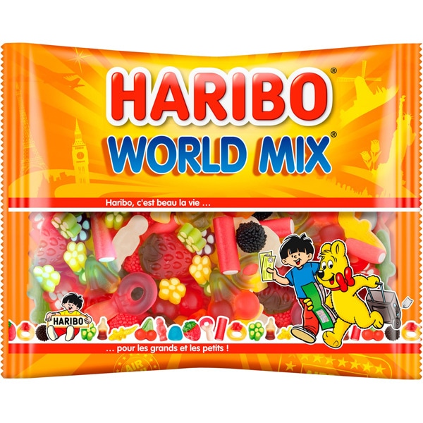 HARIBO World Mix assorted jelly beans bag 500 g | iCheck.vn