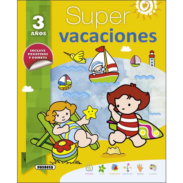 Super vacaciones (3 años) · Cuaderno de vacaciones · El Corte Inglés