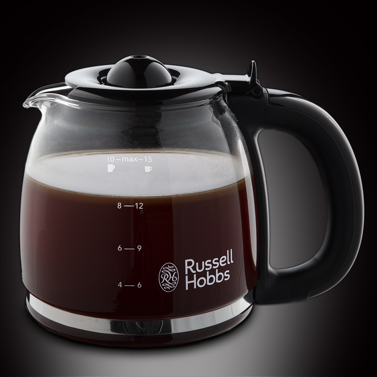 Cafetera de goteo Russell Hobbs Colours Plus Crema con pantalla LCD ...