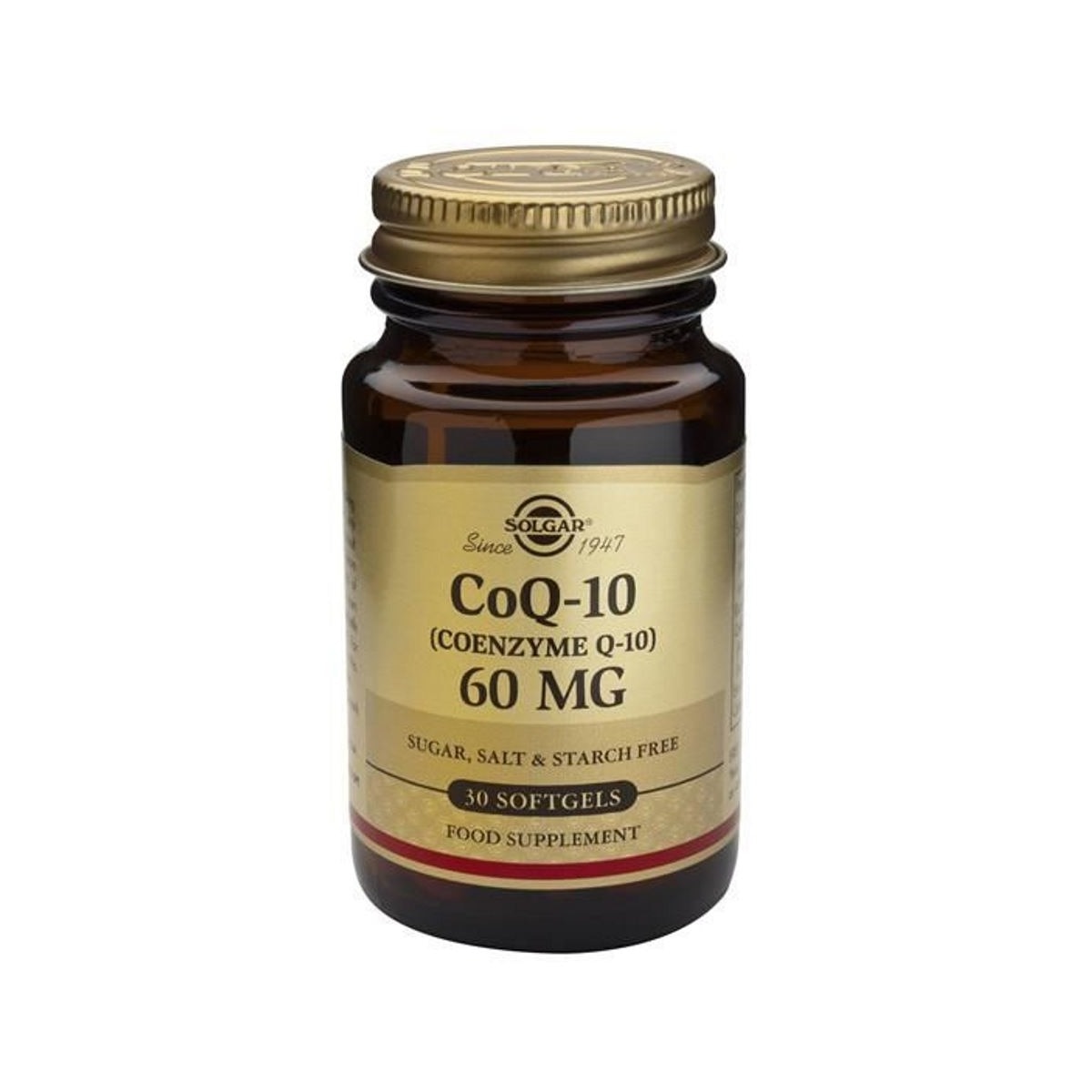 Suplemento Alimentar Coenzima Q10 60 mg 30 Cápsulas Solgar · Solgar ...