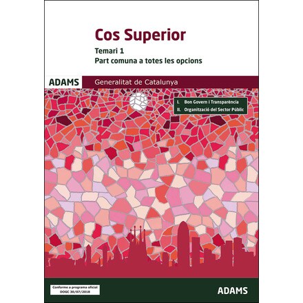 Temari 1 Cos Superior Part específica. Opció general Generalitat de ...