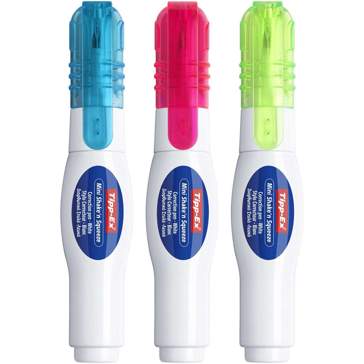 Pack de 2+1 bolígrafos correctores lquidos Tipp-Ex ,mini shake&squeeze ...