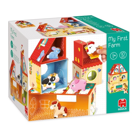 Juguete de Madera educativo para construir una granja de animales My ...