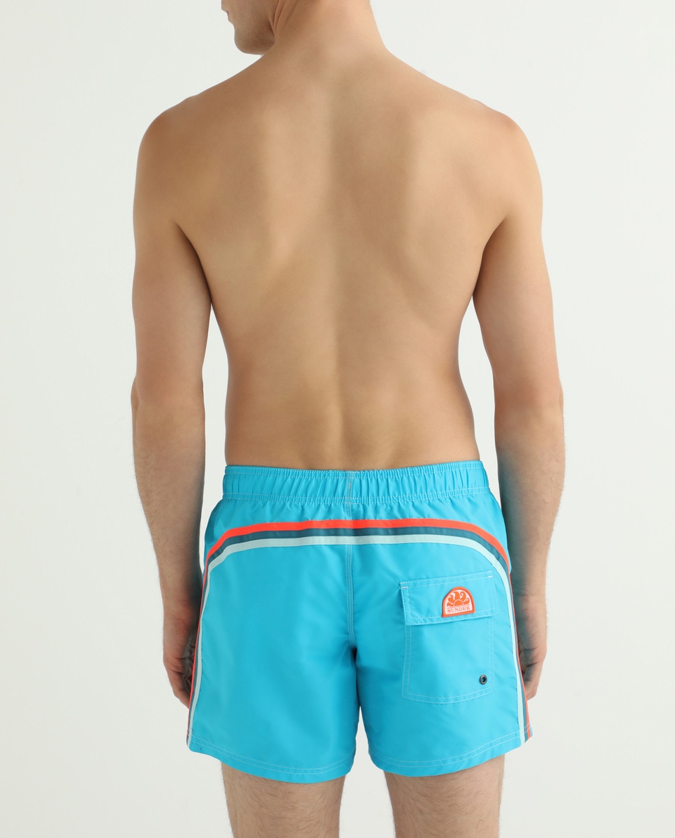 Bañador Bermuda De Hombre Azul Claro Liso · Sundek · El Corte Inglés