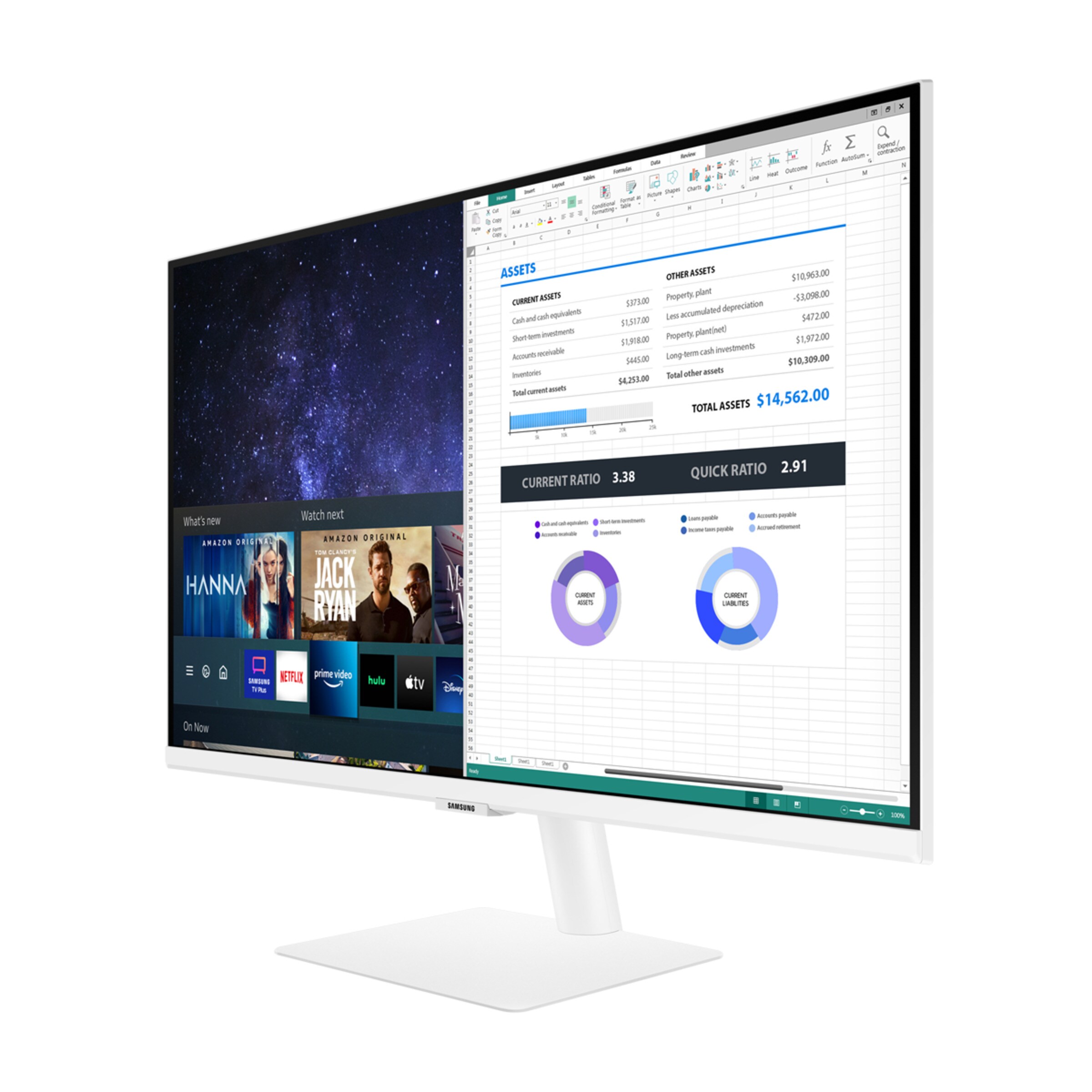Monitor PC 68,5 cm (27") Samsung Smart Monitor M5 S27AM501, 60 Hz, Full ...