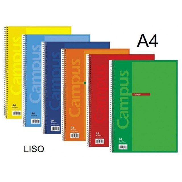 Caderno A4 80 Folhas Liso Campus · CAMPUS · El Corte Inglés