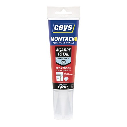 Adhesivo Montaje Montack Invisible Agarre Total 135 g · Ceys · El Corte ...