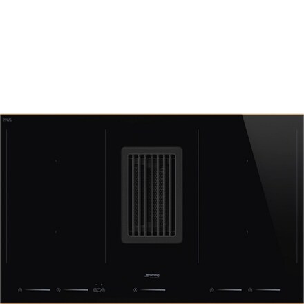 Placa de Indução com Exaustor Integrado Smeg Dolce Stil Novo HOBD682R1 ...