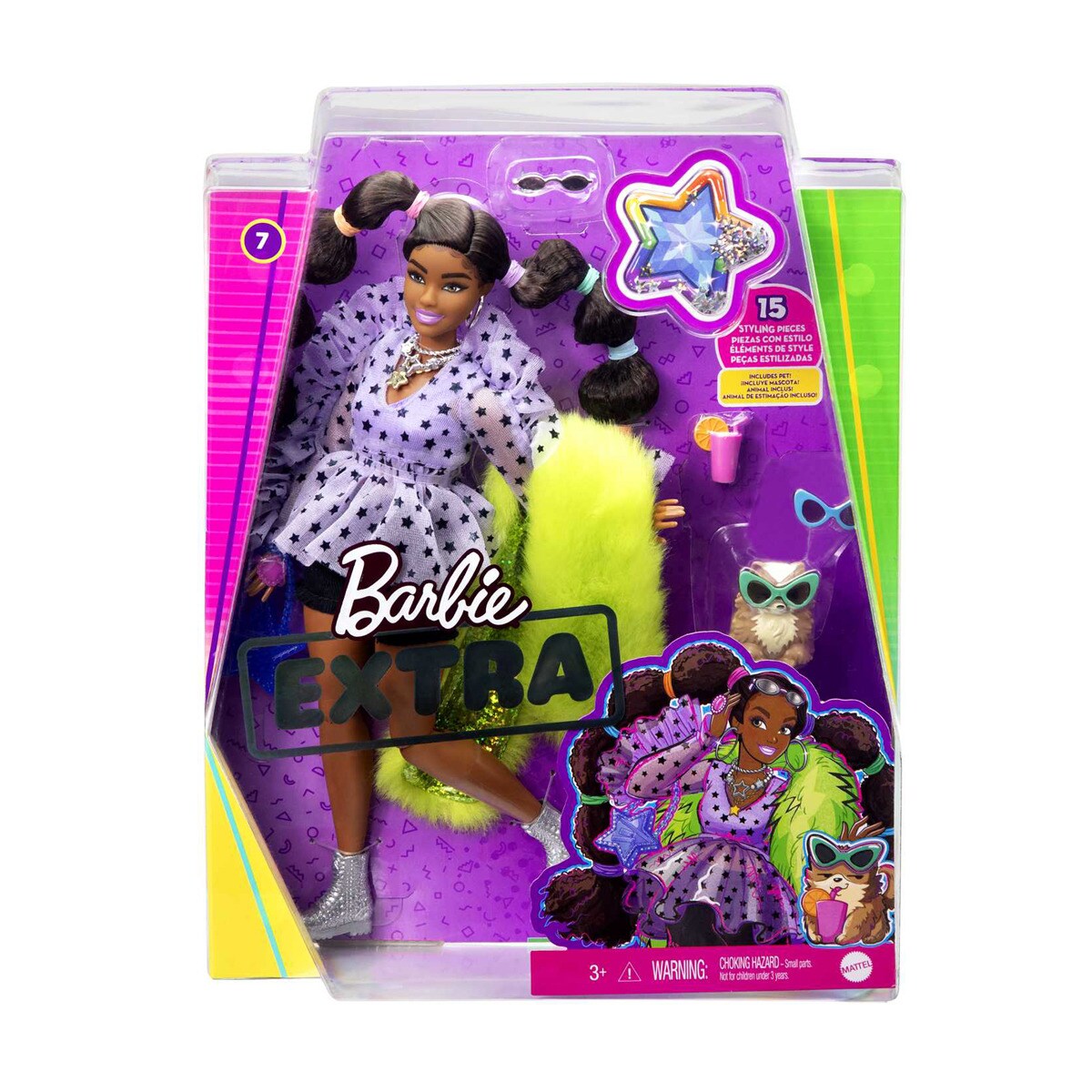 Muñeca con coleta burbujas Barbie extra · Barbie · El Corte Inglés