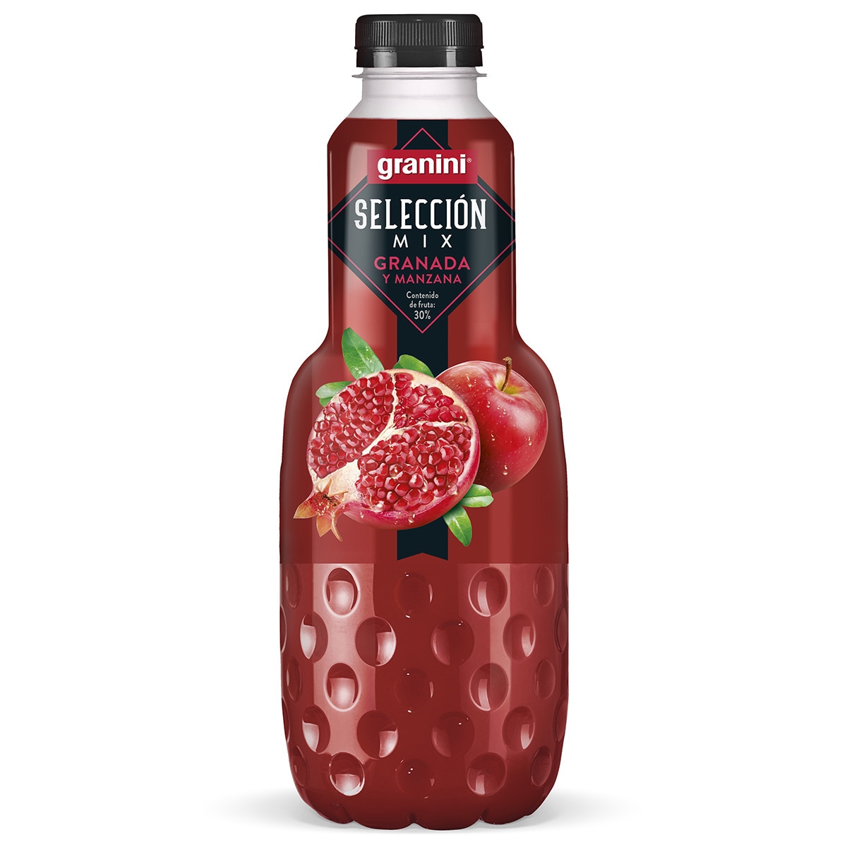 Bebida de zumo de granada y manzana a partir de concentrado con ...