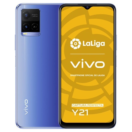 Vivo Y21 4 GB + 64 GB Metallic Blue móvil libre (Reacondicionado Grado C) · vivo · El Corte Inglés