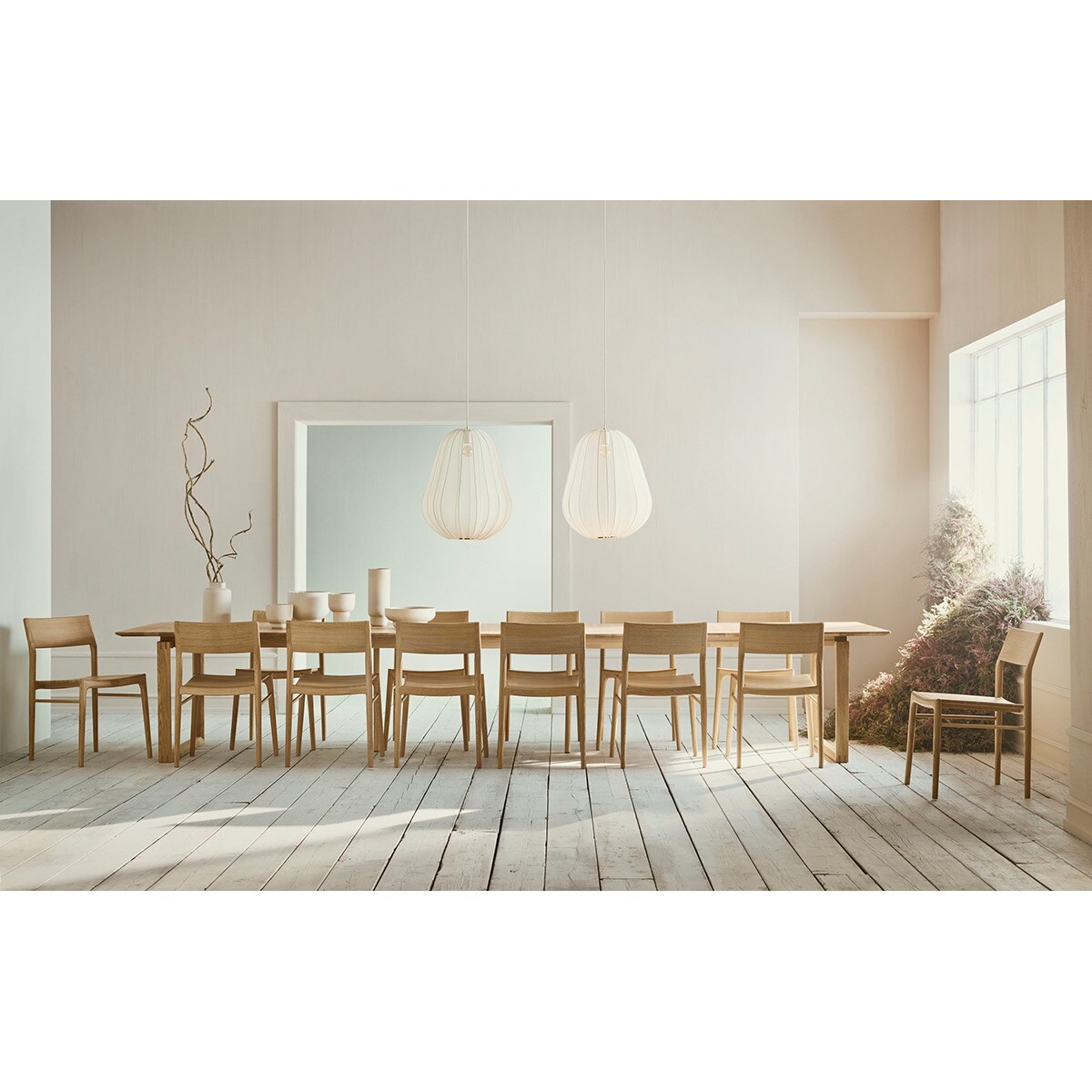 Extensible para mesa de comedor de madera de roble Nord Bolia · Bolia ...