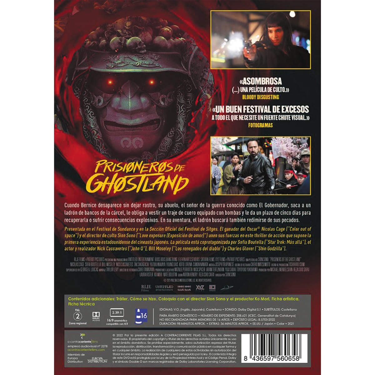 Prisioneros de Ghostland (DVD) · A CONTRACORRIENTE · El Corte Inglés