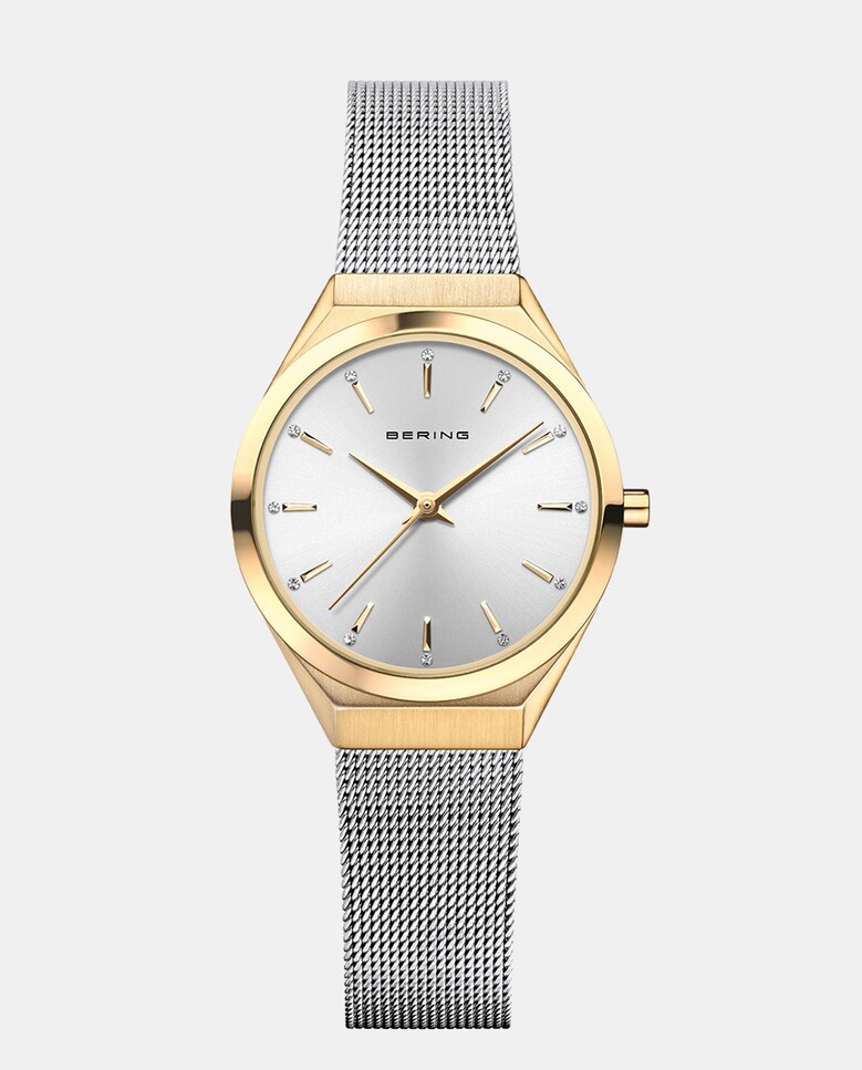 Reloj de mujer Ultra Slim 18729-010 de malla de acero · Bering
