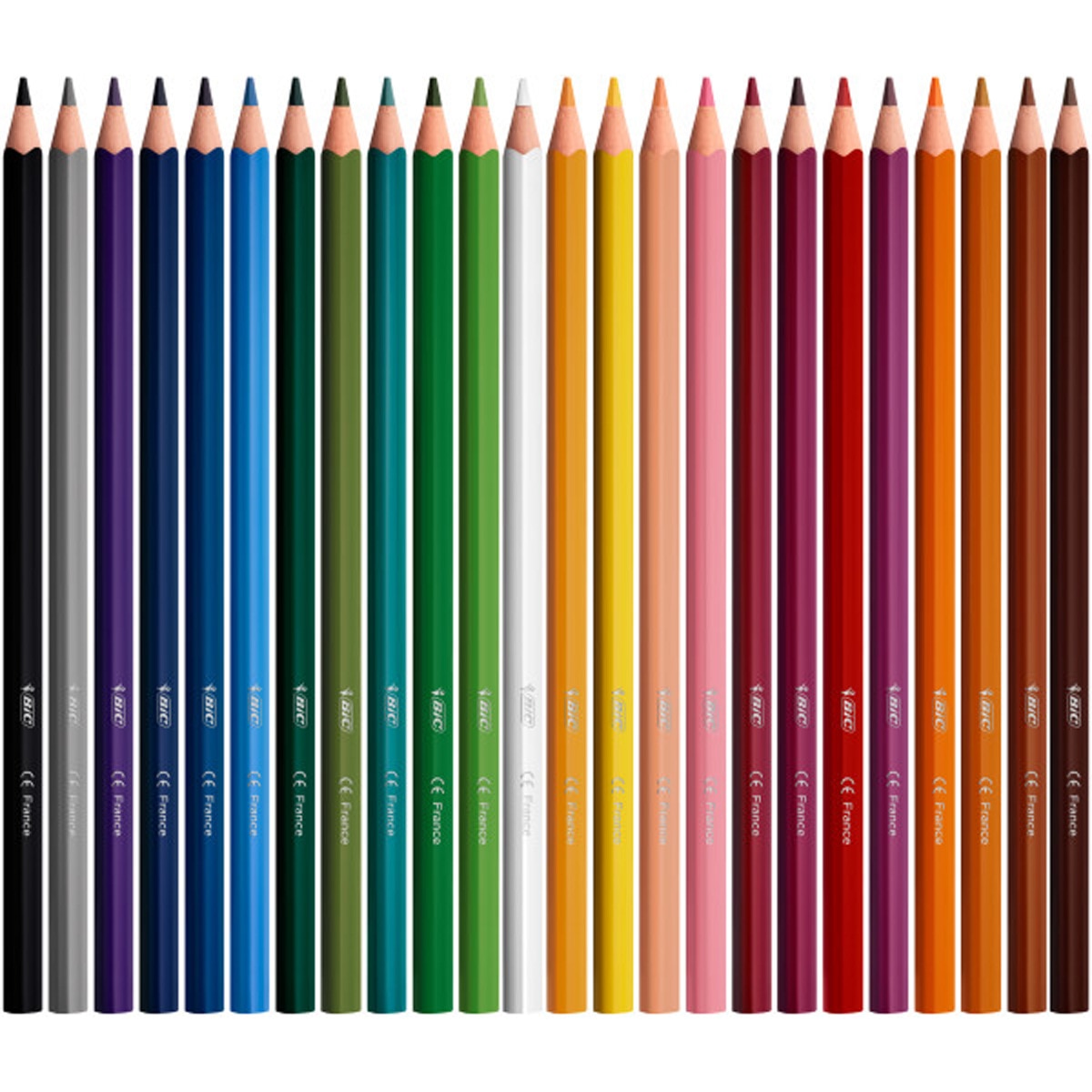 Pack de 12 lápices de colores para colorear mina 1.3mm intensity BIC ...