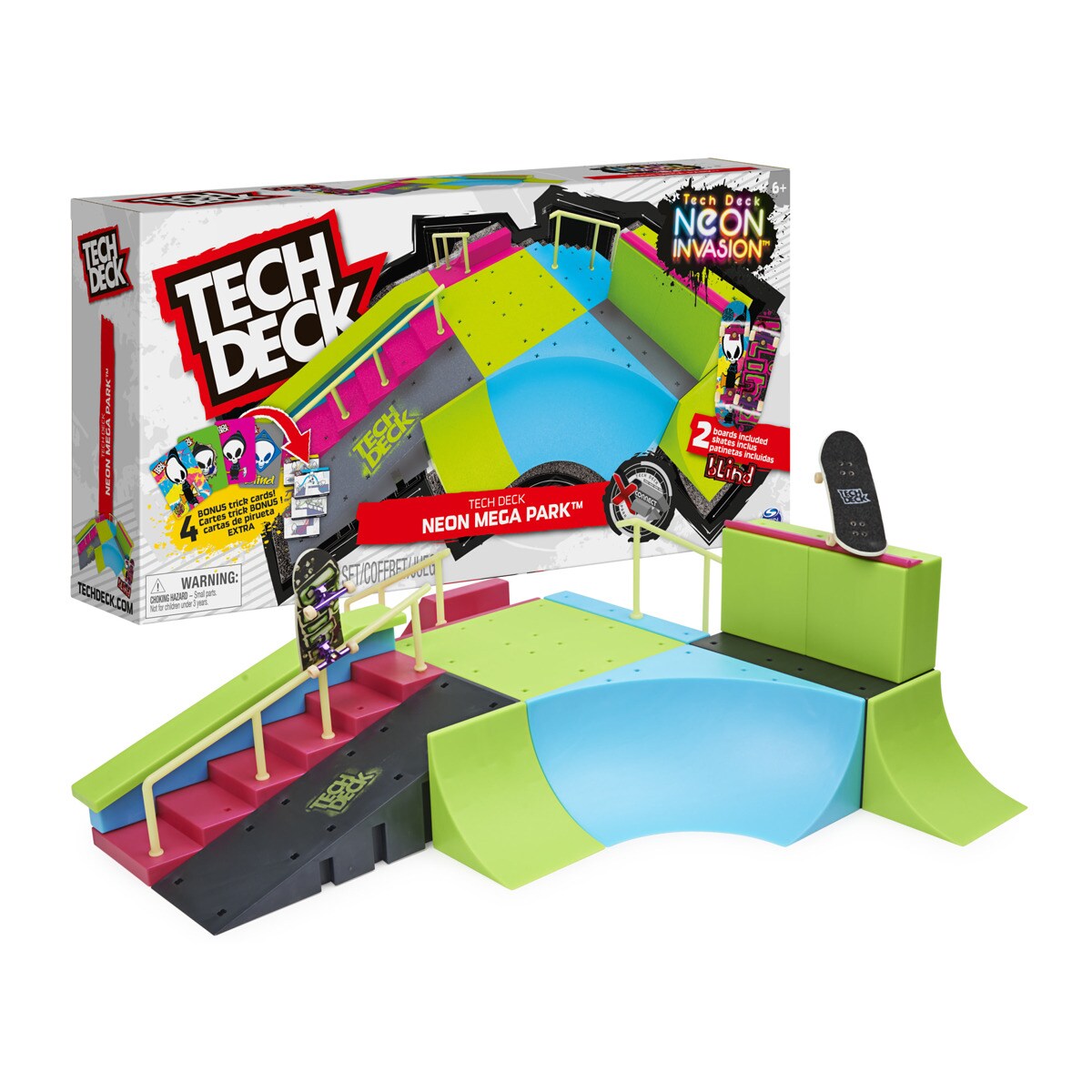 Neon Mega Park Tech Deck Spin Master · Tech Deck · El Corte Inglés