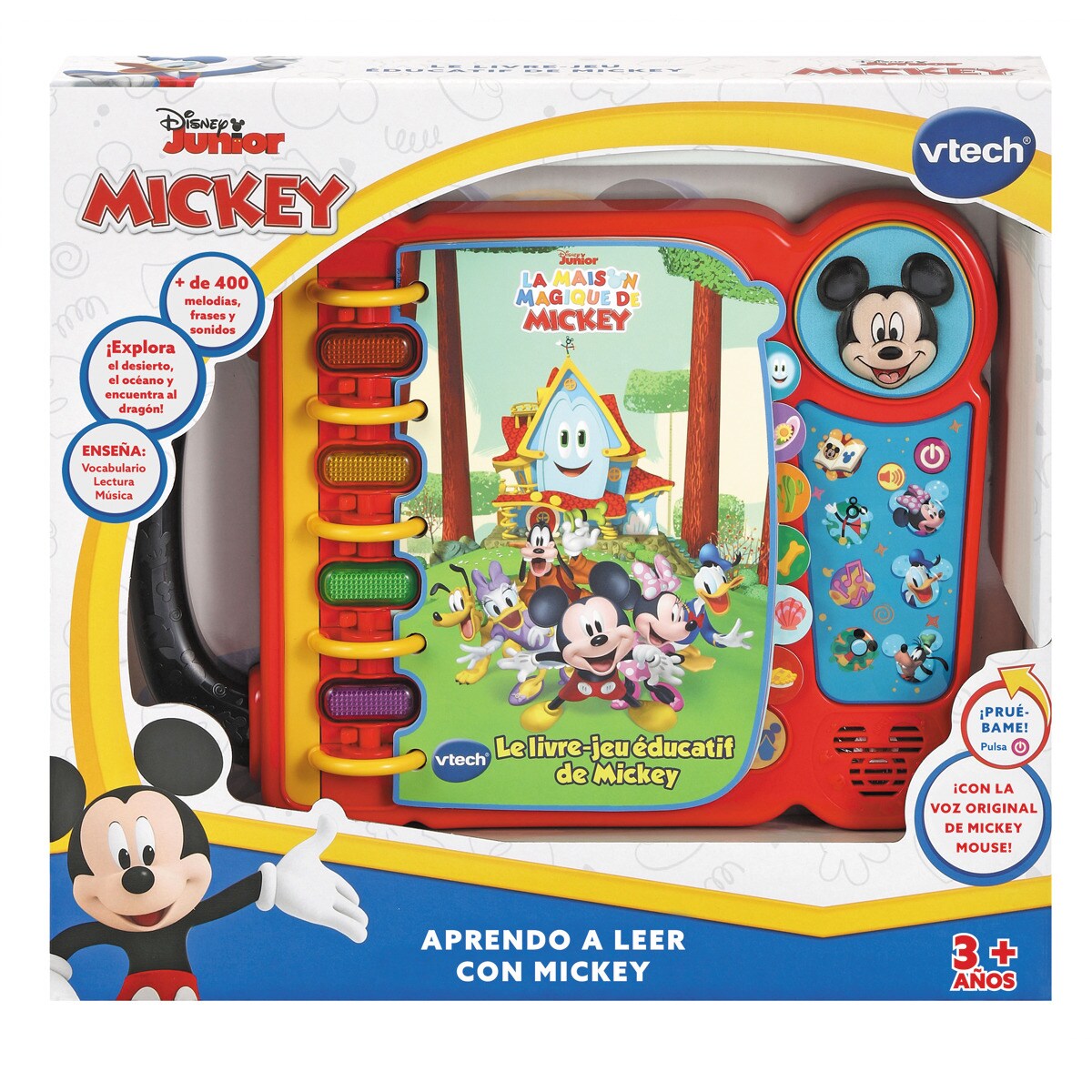 Libro interactivo Aprendo a leer con Mickey Mouse y sus amigos Disney VTech · VTech · El Corte ...