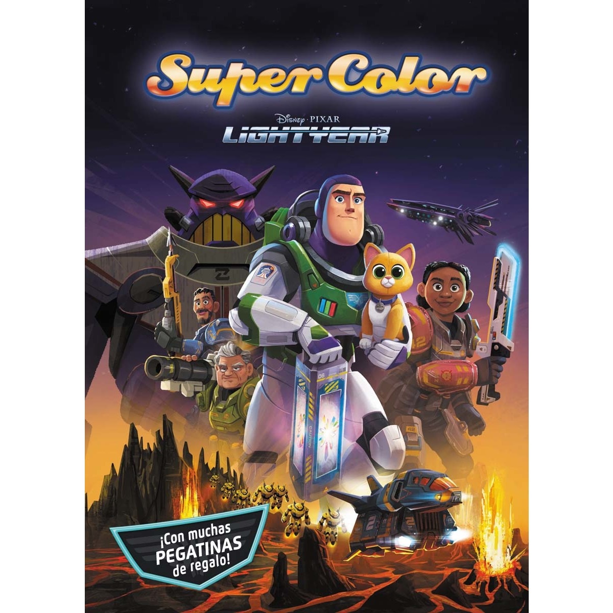 Lightyear. Supercolor: Libro para colorear con pegatinas · DISNEY ...