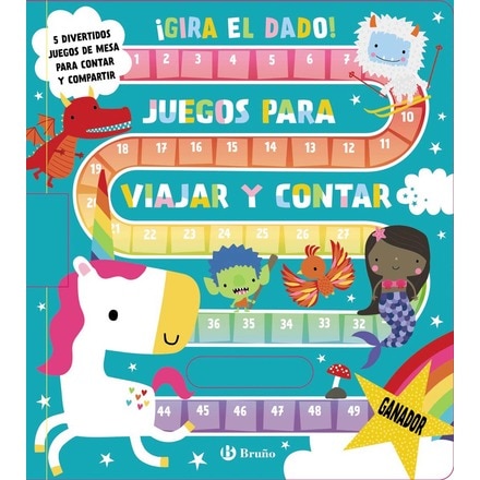 ¡Gira el dado! Juegos para viajar y contar · BRUÑO · El Corte Inglés