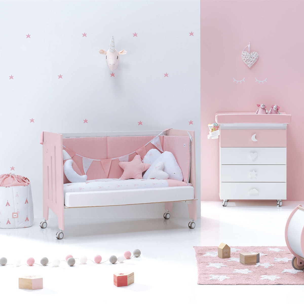 Cuna-cama colecho 60x120 cm (5en1) Omni · Alondra · El Corte Inglés