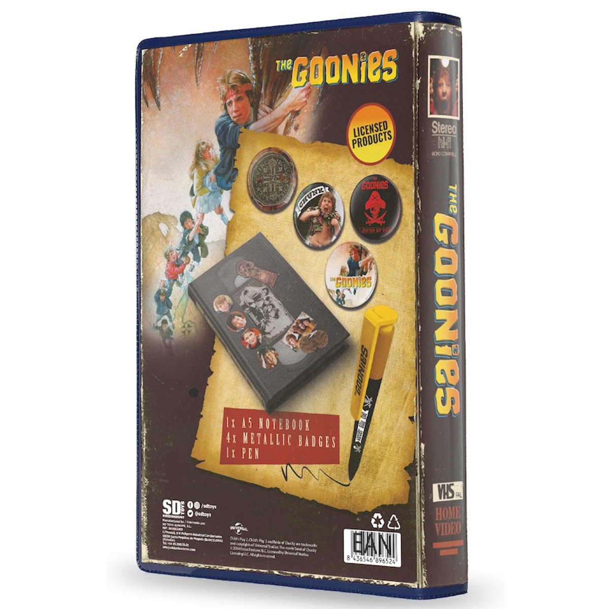 Set Los Goonies Bolígrafo + Libreta VHS · SD Toys · El Corte Inglés