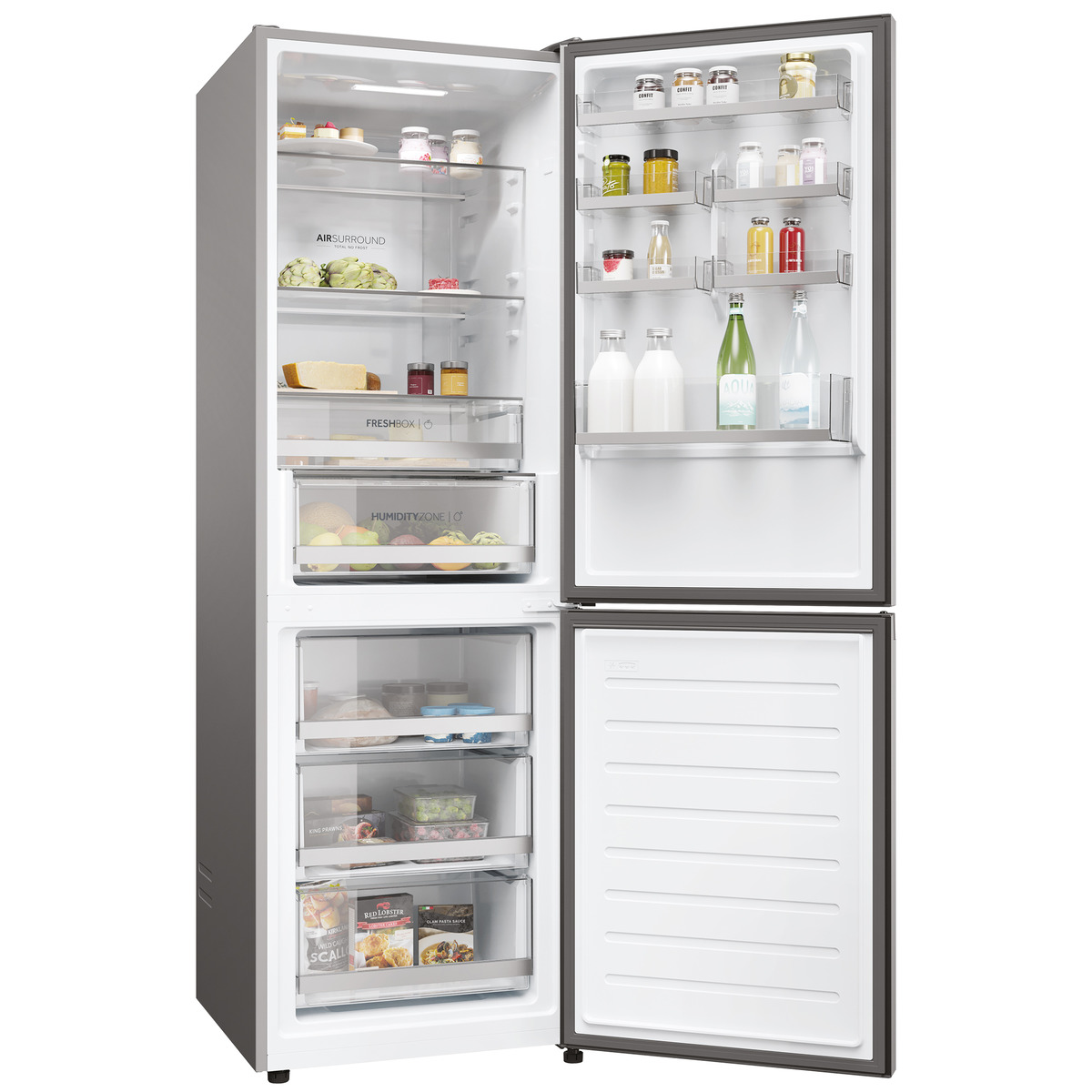 Frigorífico Combi Haier Total No Frost con WIFI 2D - HDW3618DNPK ...
