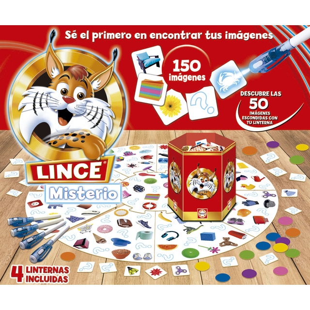 Lince Misterio 150 Imágenes · Educa Borrás · El Corte Inglés