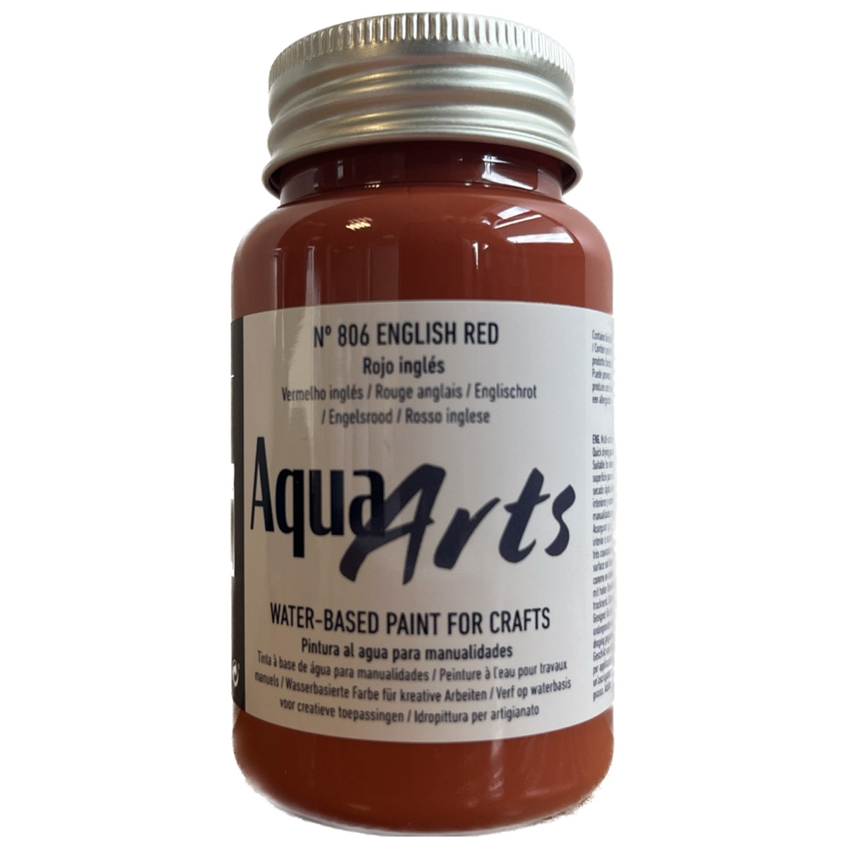 Bote de pintura para manualidades de 100ml TITAN Arts rojo inglés ...
