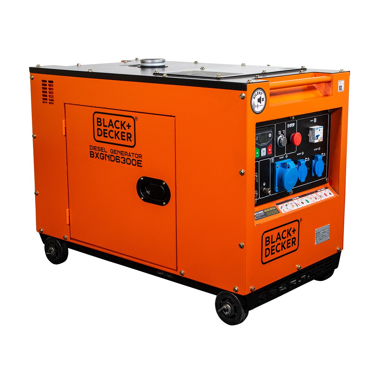 Generador Eléctrico Motor Diesel Monofásico 6,0 kW BD-BXGND6300E ...