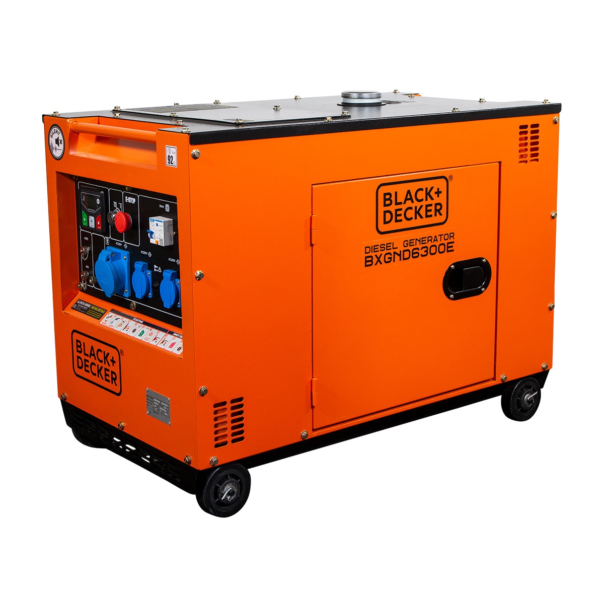 Generador Eléctrico Motor Diesel Monofásico 6,0 kW BD-BXGND6300E ...
