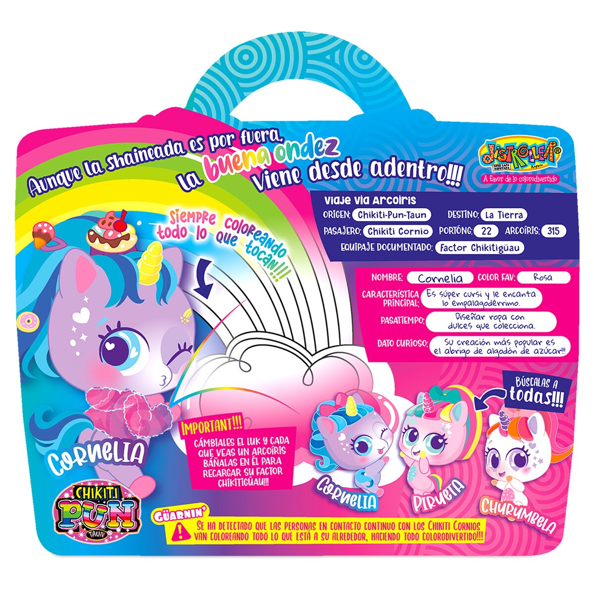 Muñeco Chikiticornio Cornelia Lila · Distroller · El Corte Inglés