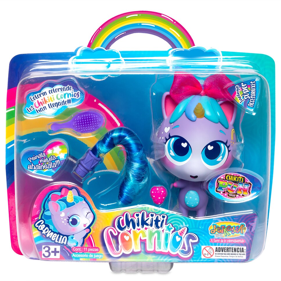 Muñeco Chikiticornio Cornelia Lila · Distroller · El Corte Inglés
