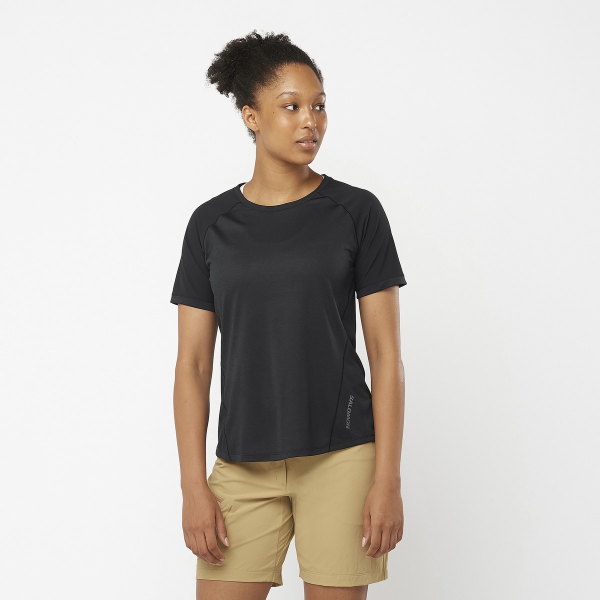 Camiseta de mujer Outline Salomon Negro · El Corte Inglés