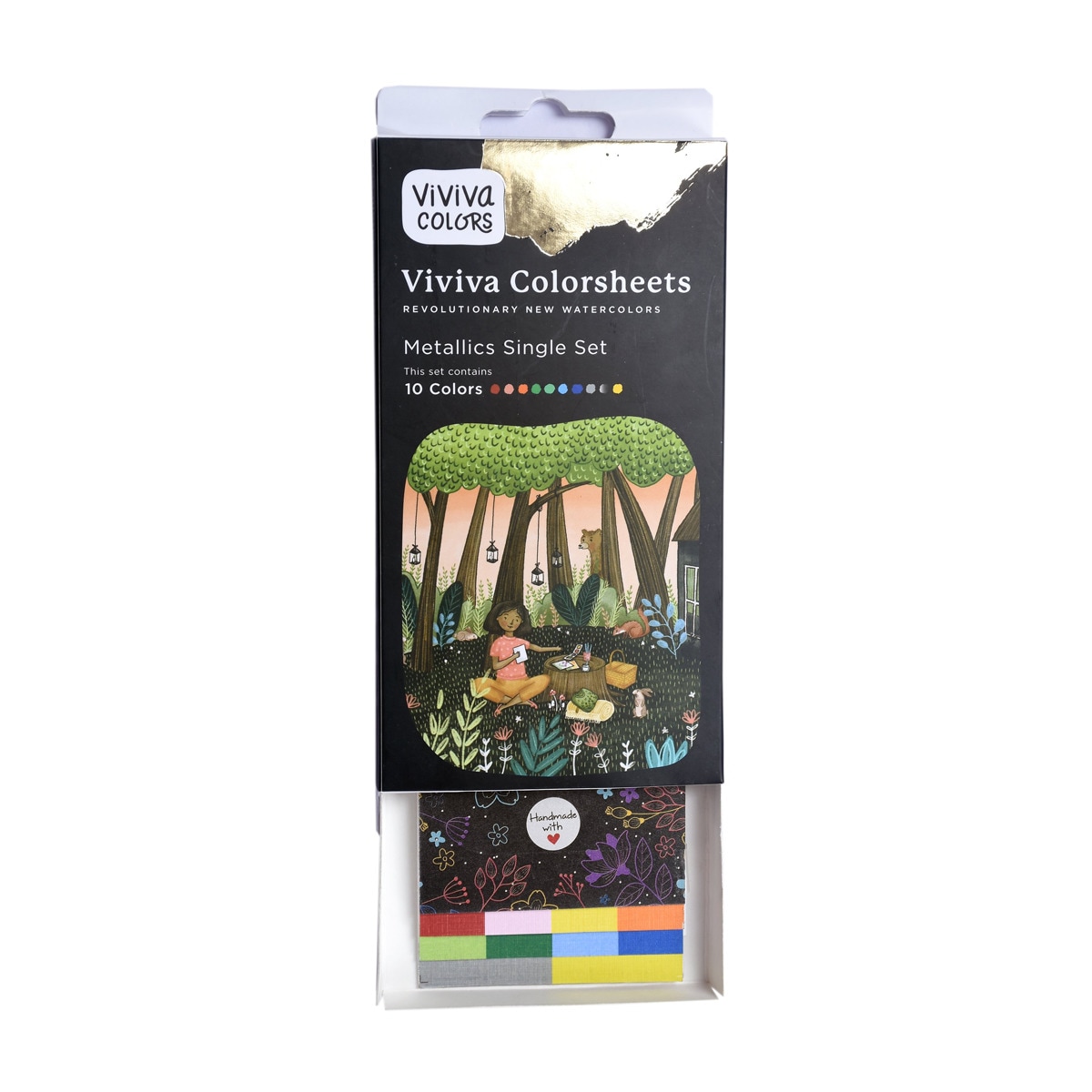 Hojas de color acuarela Viviva colores metálicos · Viviva · El Corte Inglés