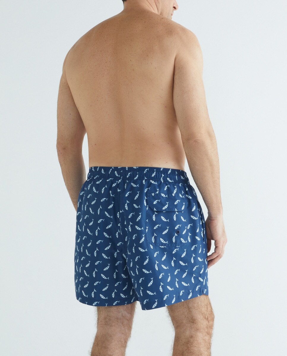 Bañador Bermuda De Hombre Estampado De Fantasía Tallas Grandes · Emidio