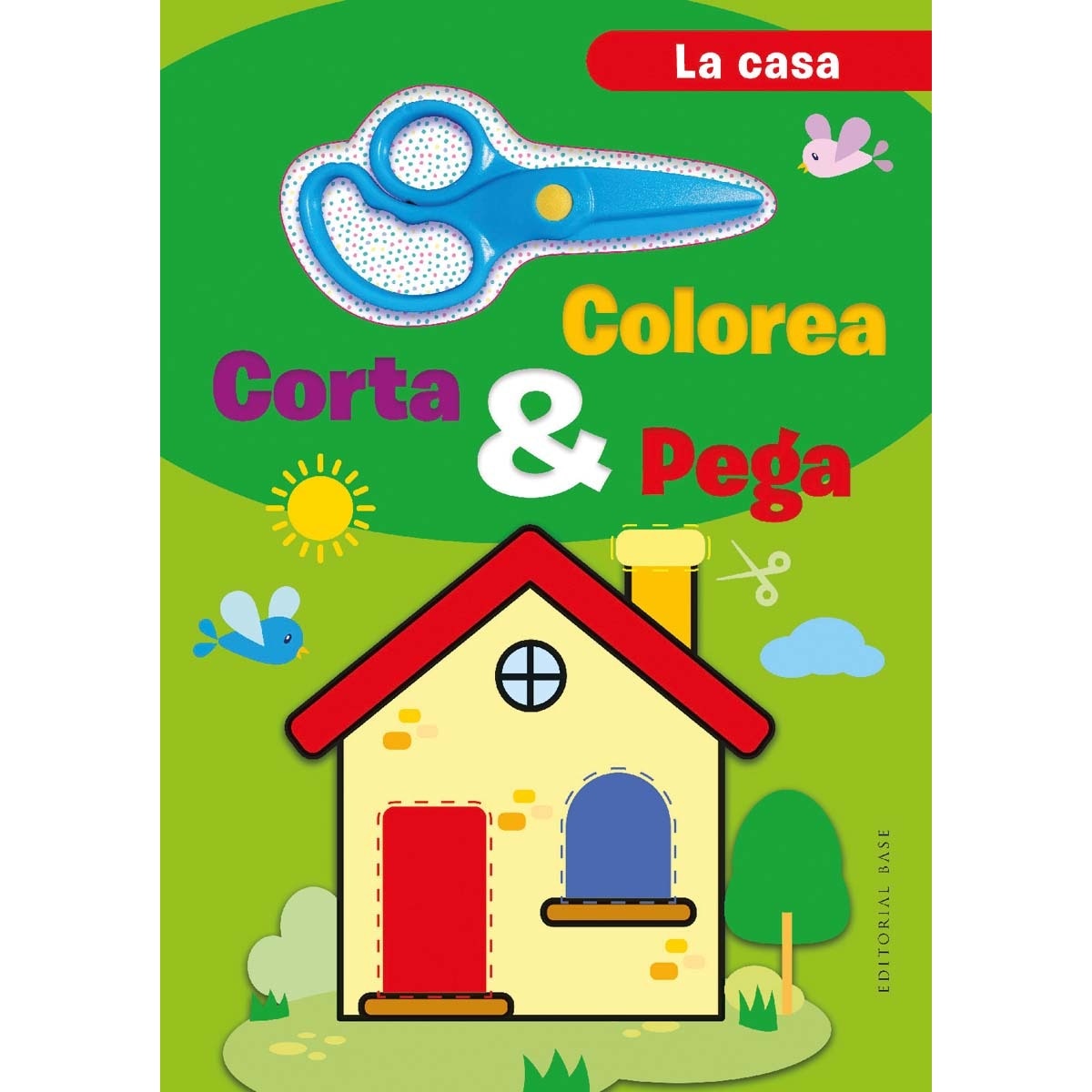 Colorea, corta y pega. En casa · BASE · El Corte Inglés