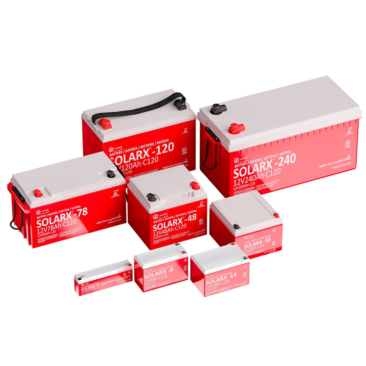 Batería Solar AGM SOLARX8Ah 12V · Xunzel · El Corte Inglés