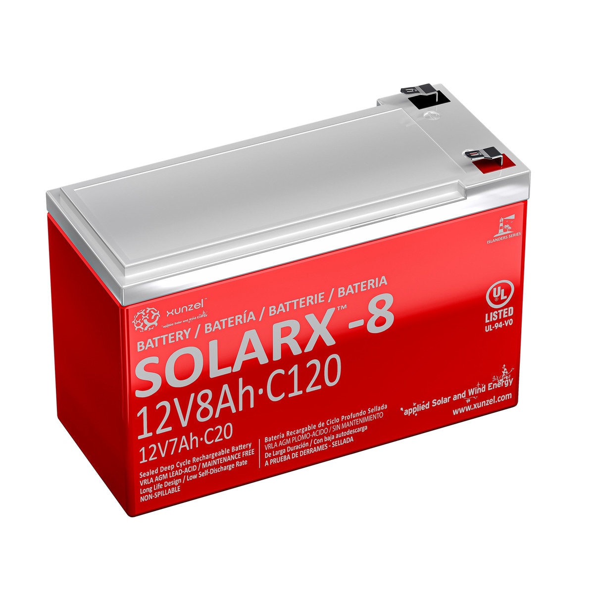 Batería Solar AGM SOLARX8Ah 12V · Xunzel · El Corte Inglés
