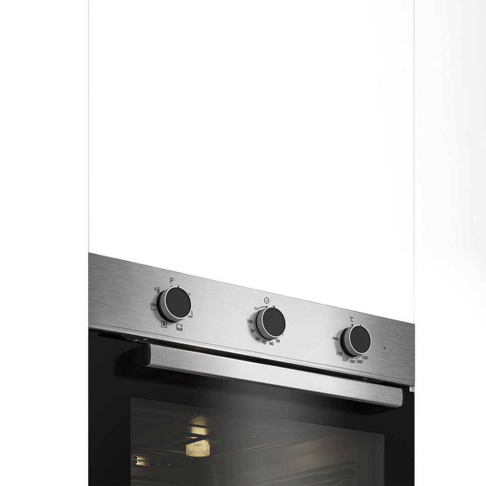 Conjunto De Horno Y Placa Vitrocerámica Beko Bbse12122xd Con