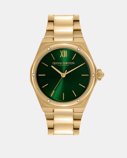Reloj de mujer Hexa 24000029 de acero dorado · Olivia Burton · El Corte ...