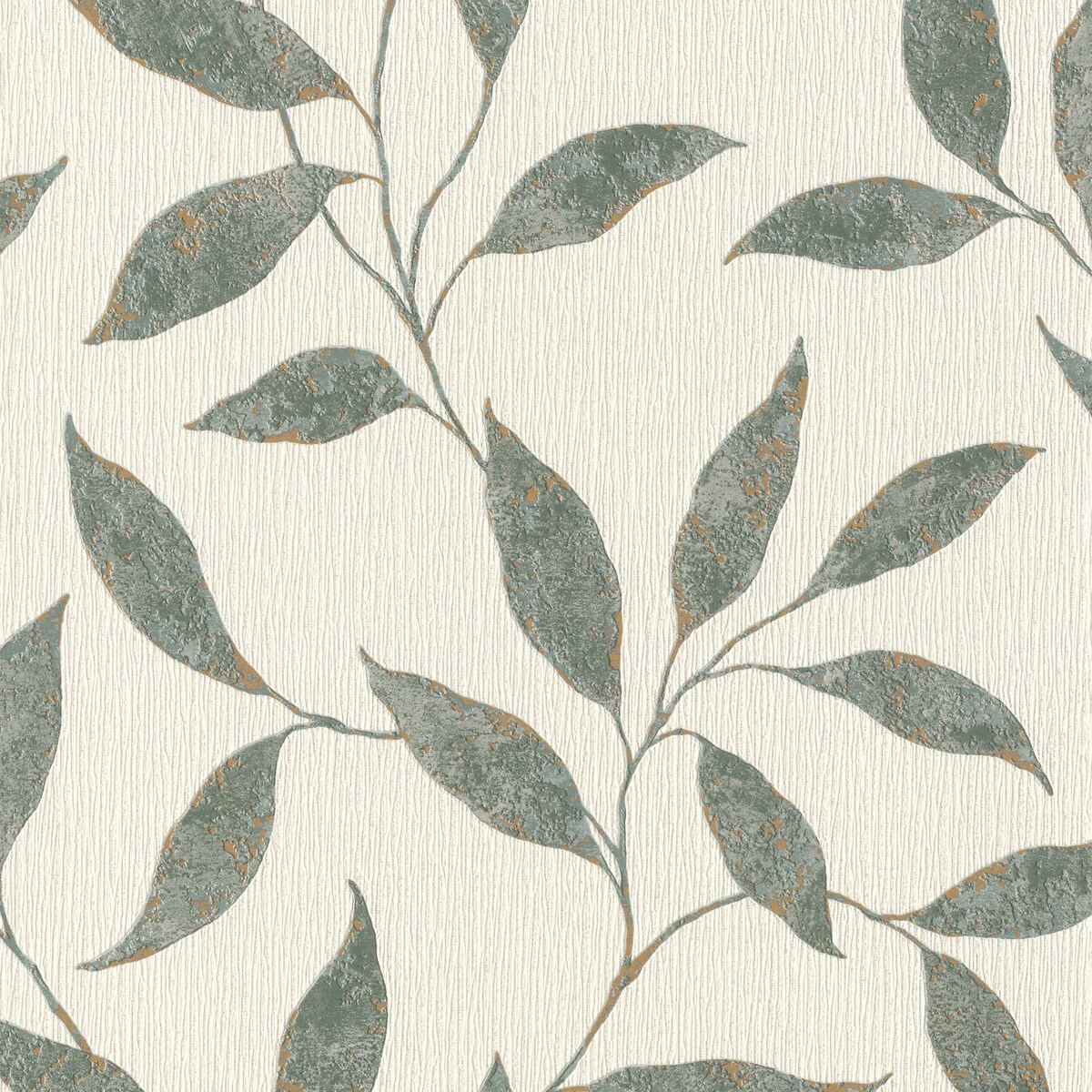 Papel de Parede TNT Folhas com Textura Basic · Rasch · El Corte Inglés