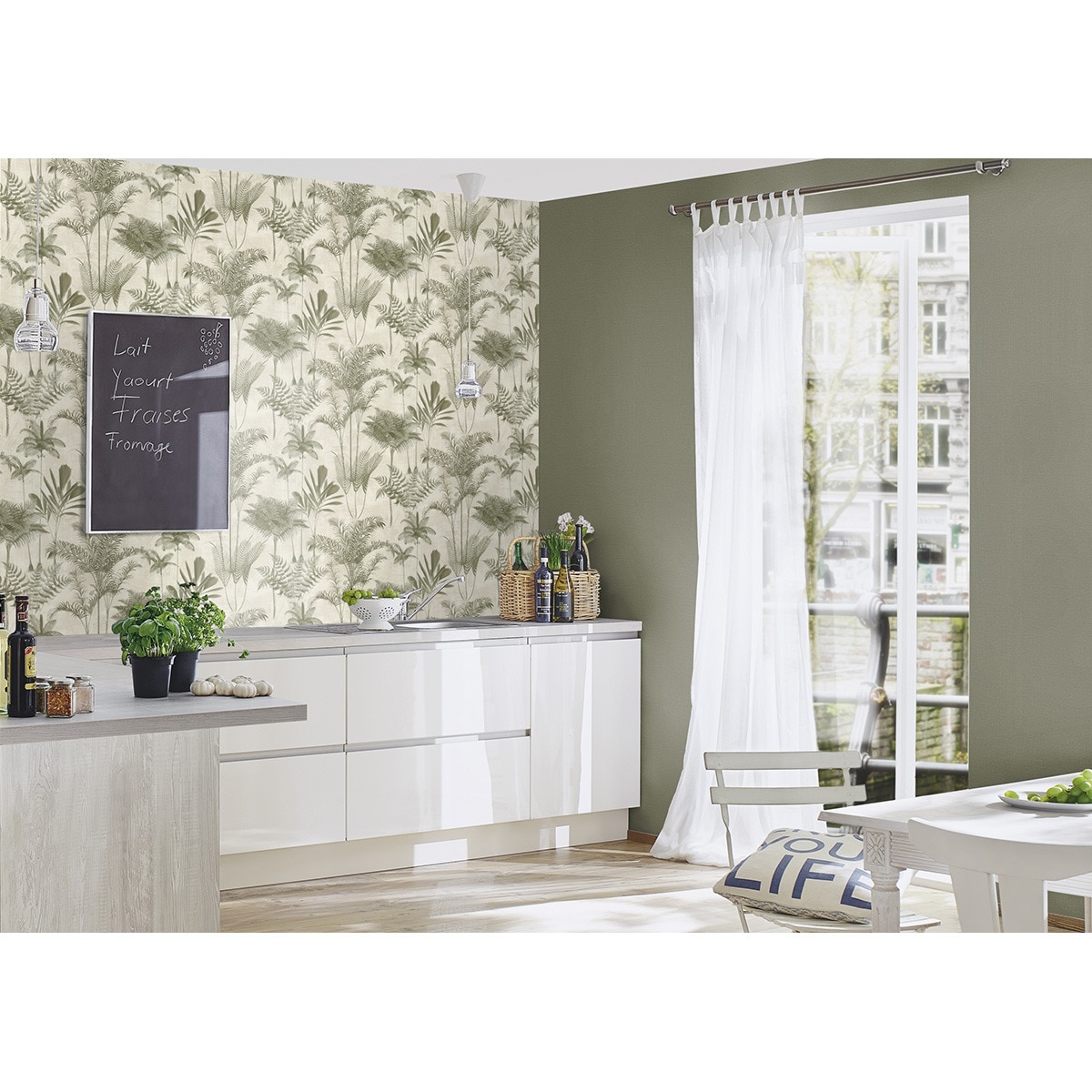 Papel de Parede TNT Palmeiras Madagáscar · Rasch · El Corte Inglés