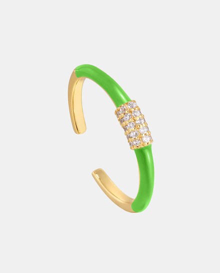 Anillo Neon Nights de plata y esmalte · Ania Haie · El Corte Inglés