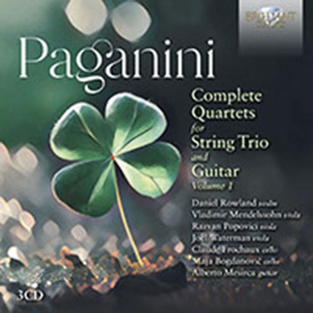 Paganini: Complete Quartets for String Trio and Guitar, Vol. 1 (Box) (3 ...