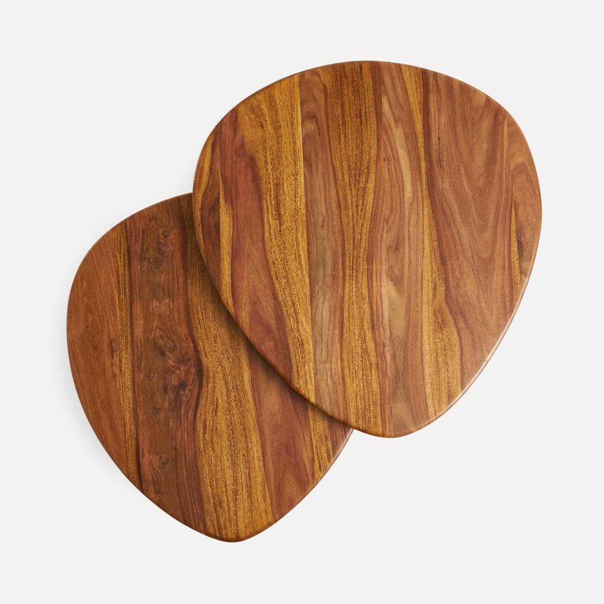 Set de 2 mesas de centro de madera de palisandro Bruno Room - El Corte ...