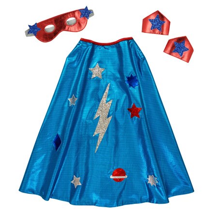 Disfraz de superhéroe azul talla 3-6 años. · Meri Meri · El Corte Inglés