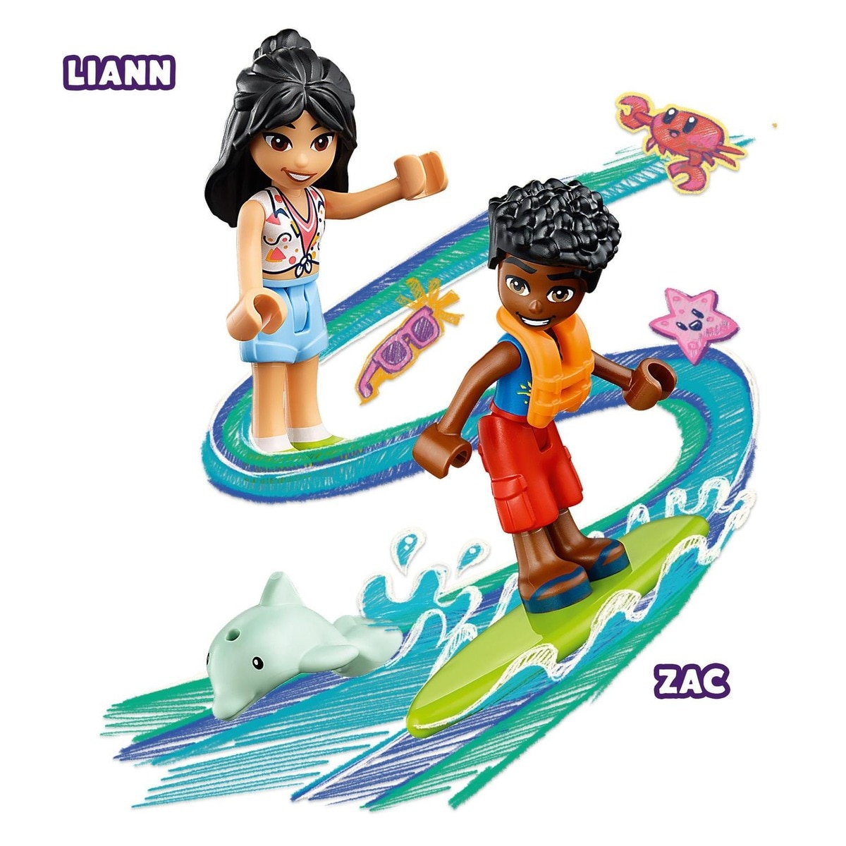 Vehículo para construir Divertido Buggy Playero LEGO Friends · LEGO ...